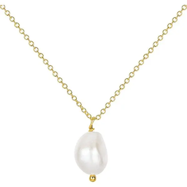 UNTAMED PETALS Lexi Freshwater Pearl Pendant - Gold