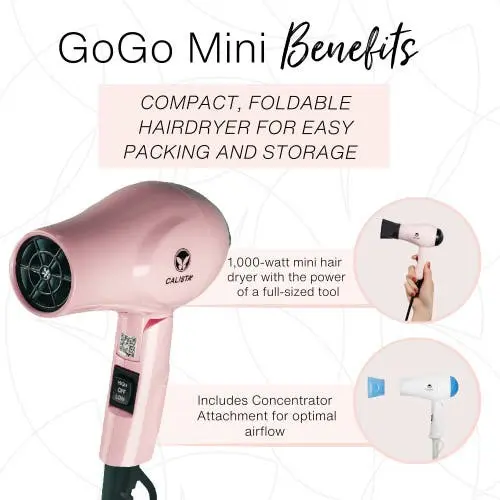 CALISTA Gogo Mini Hair Dryer