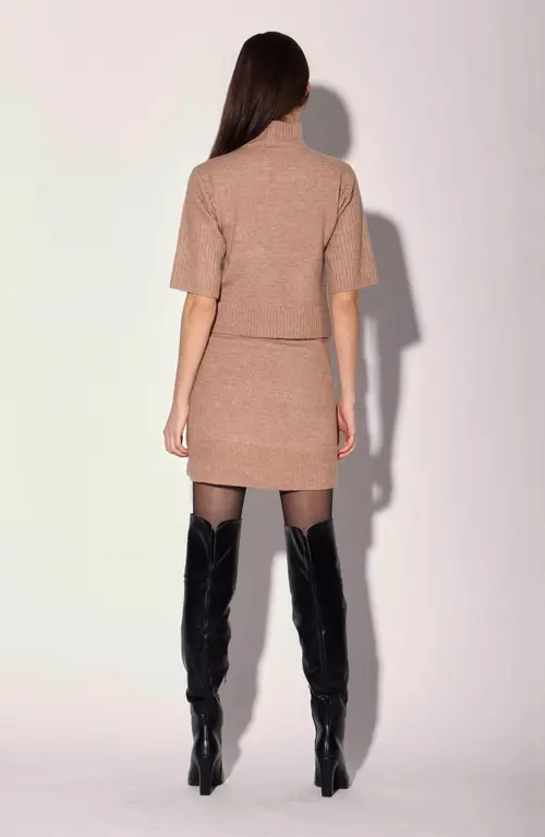 Walter Baker Mini Luxe Sweater Knit Skirt