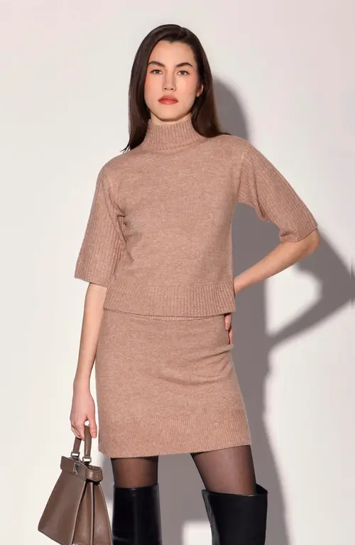 Walter Baker Mini Luxe Sweater Knit Skirt