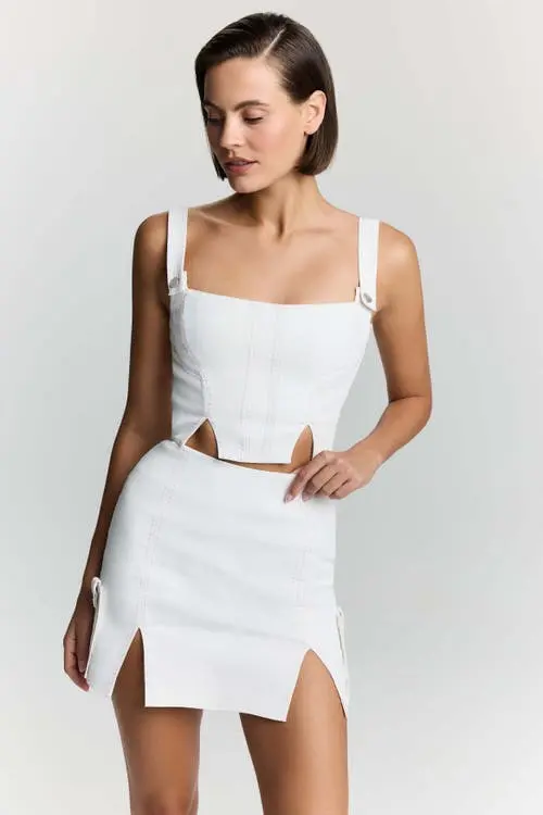 JENDUE Catalina Denim Mini Skirt