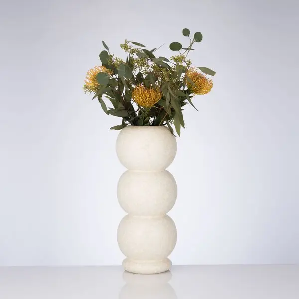 DINADECOR Stacked & Chic Vase
