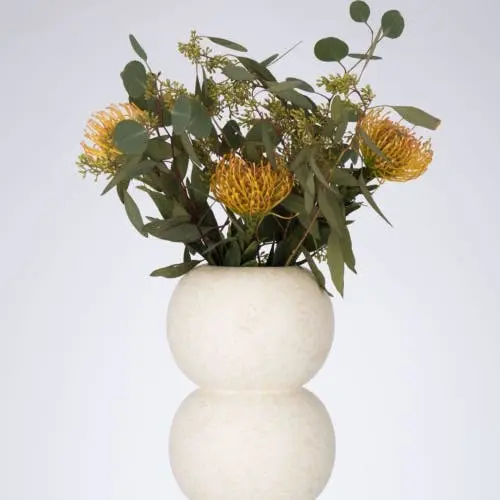 DINADECOR Stacked & Chic Vase