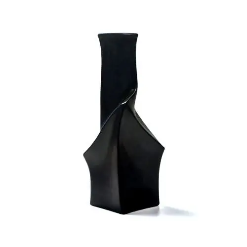 DINADECOR Geo Short Vase - Black
