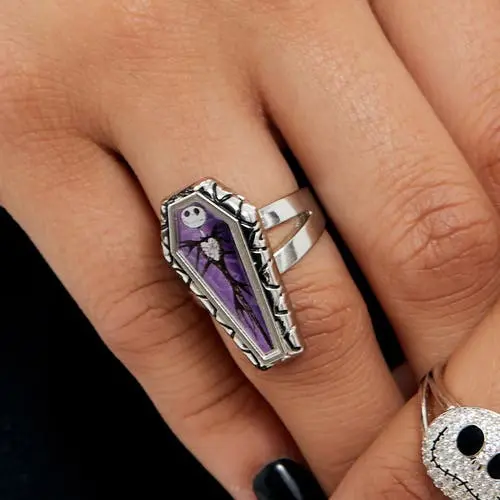 Disney The Nightmare Before Christmas Jack Skellington Coffin Ring