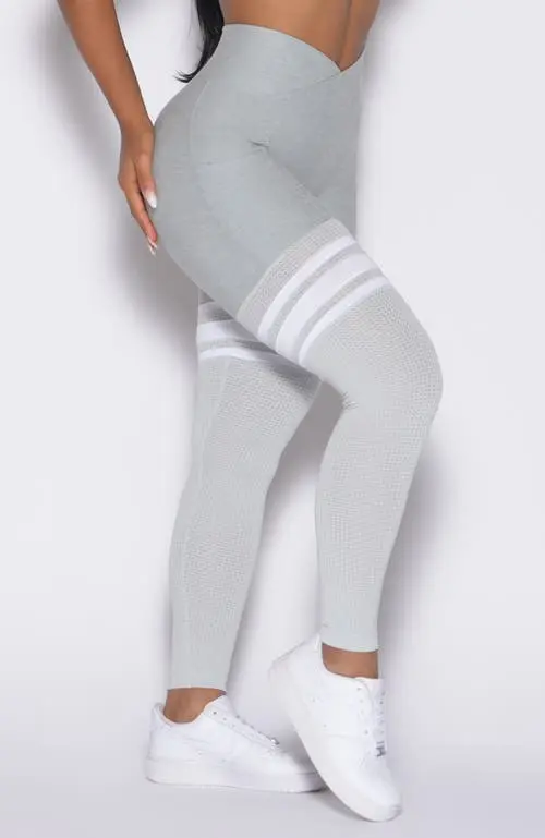 BOMBSHELL SPORTSWEAR Contour Thigh-high Leggings - Light Cloud