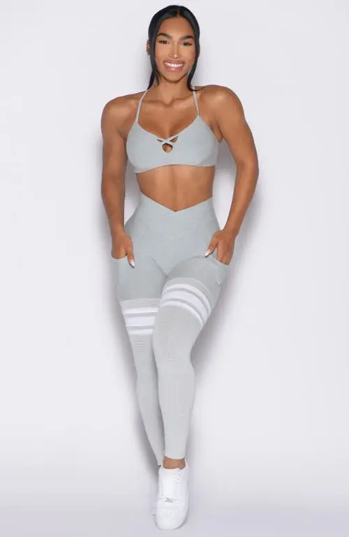 BOMBSHELL SPORTSWEAR Contour Thigh-high Leggings - Light Cloud