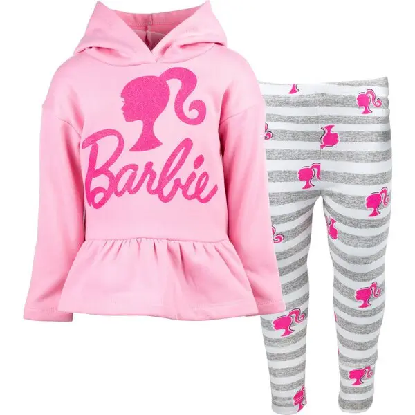 BARBIE Hoodie And Leggings Set - Pink