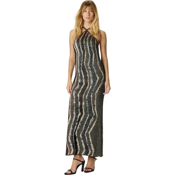Missoni Long Dress With Wave Motif