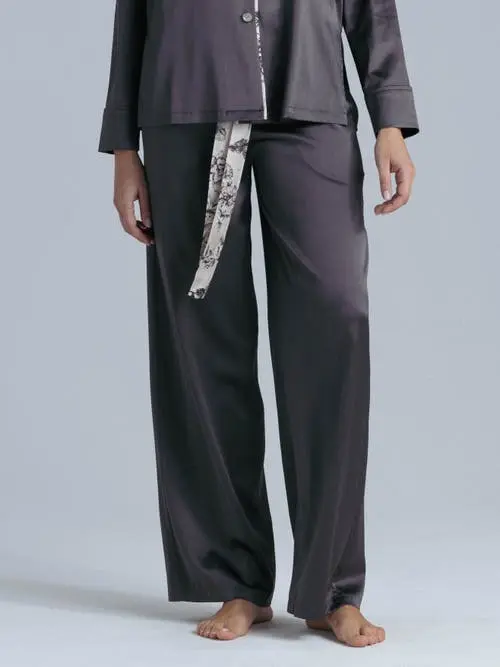 ALAS Silk Pajama Pants - Magic Grey