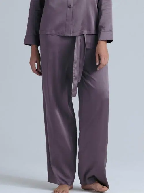 ALAS Silk Pajama Pants - Noble Purple