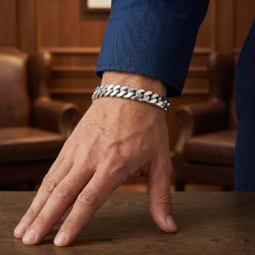 BLISS DIAMOND Braccio Cuban Link Bracelet
