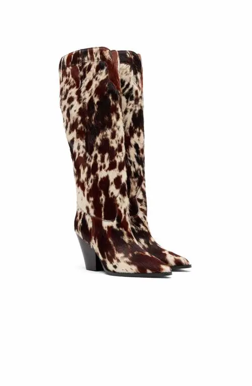 MARC NOLAN Belle Knee High Boots - Dark Horse