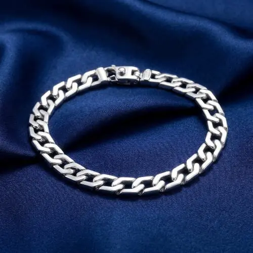 BLISS DIAMOND Braccio 26 Gram Trap Link Bracelet