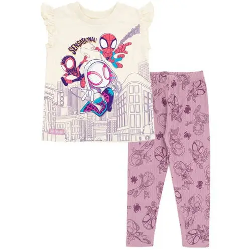 MARVEL Spidey And His Amazing Friends T-shirt And Leggings Set