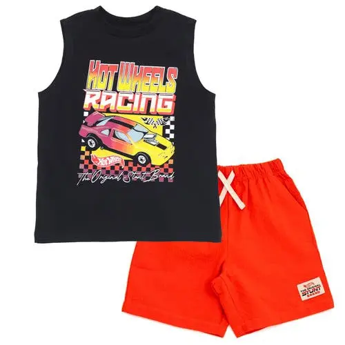 HOT WHEELS Tank Top & Shorts Set