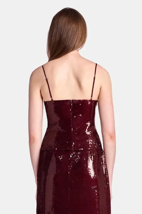 KATE BARTON Sequin Tank