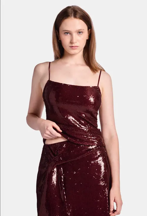 KATE BARTON Sequin Tank