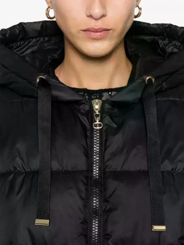 TWINSET Hooded Quilted Vest