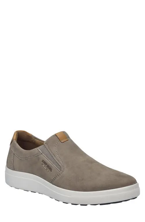 Josef Seibel Maddox 06 Nubuck Slip-on Sneaker - Taupe