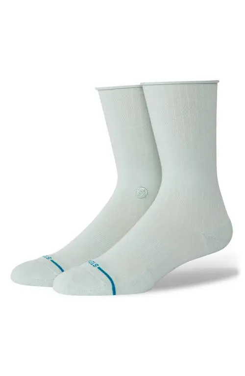 Stance Rolled Crew Socks - Pale Blue