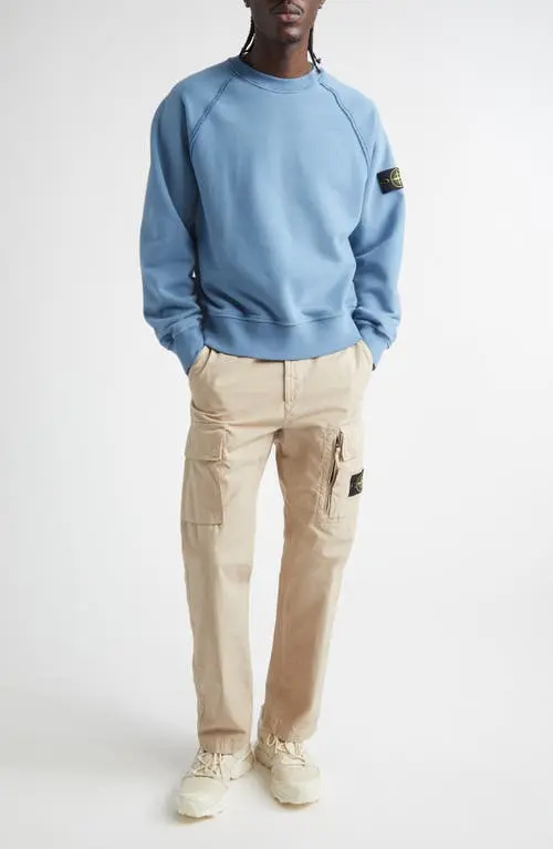 Stone Island Cotton Canvas Cargo Trousers