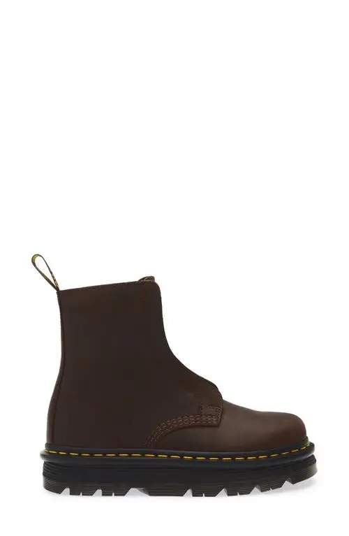 Dr. Martens Zebzag Laceless Boot - Dark Brown