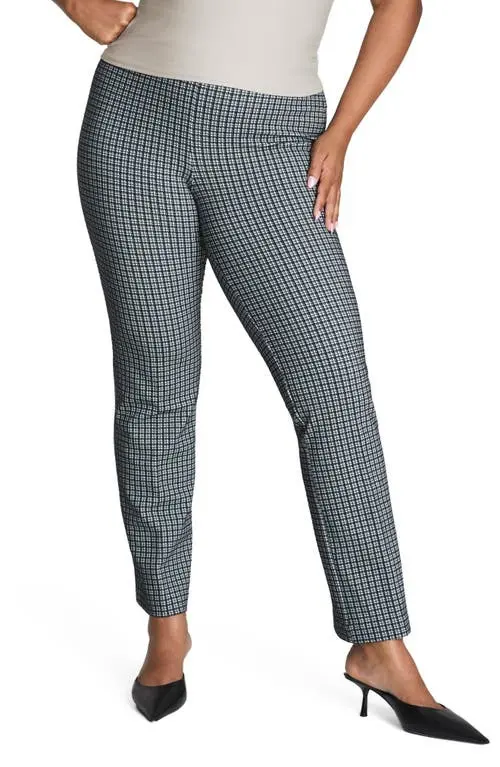 Spanx Ponte Slim Straight Jacquard Pants - Mini Collier