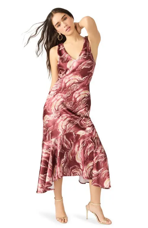 Steve Madden Satin High-low Dress
