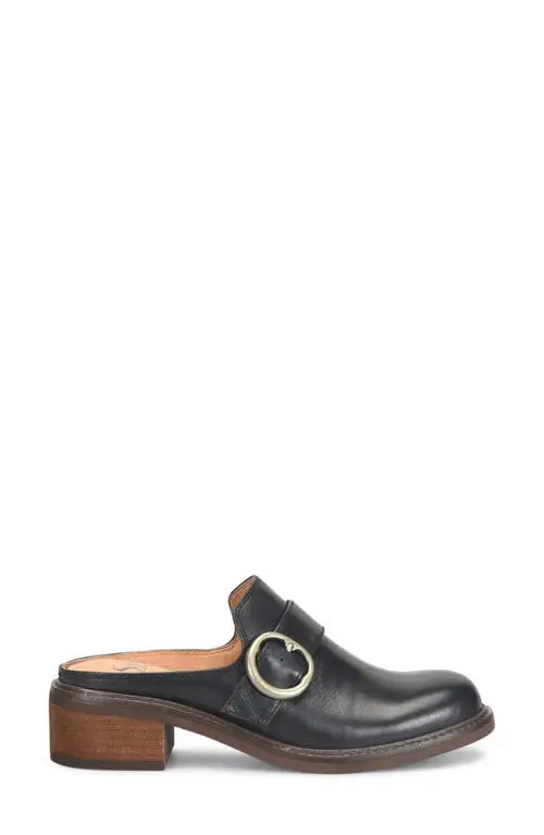 SOFFT Tiffany Buckle Clogs - Black