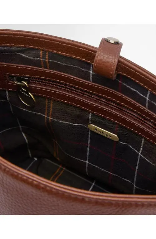 Barbour Leather Bucket Tote