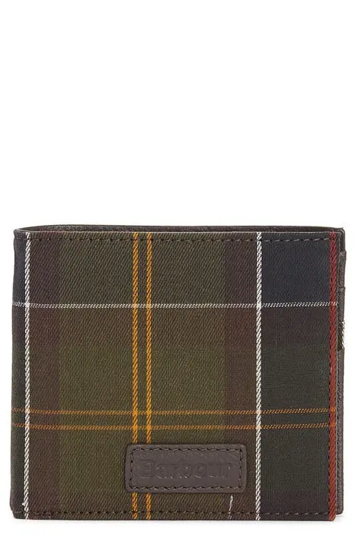Barbour Tartan Plaid Rfid Bifold Wallet - Classic Tartan