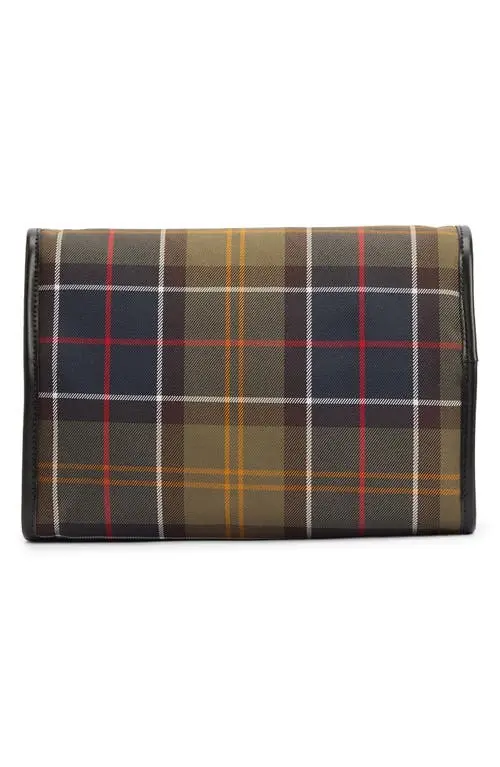 Barbour Tartan Hanging Wash Bag