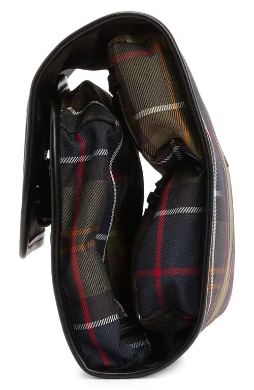 Barbour Tartan Hanging Wash Bag