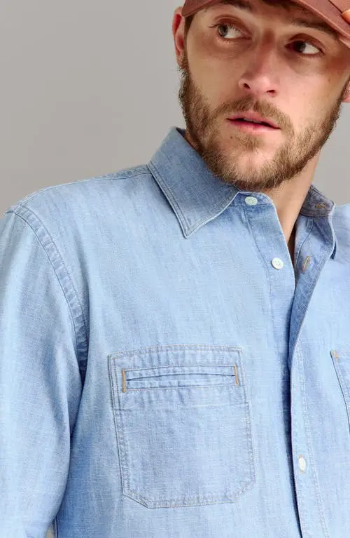 Billy Reid Field Organic Cotton Button-up Shirt