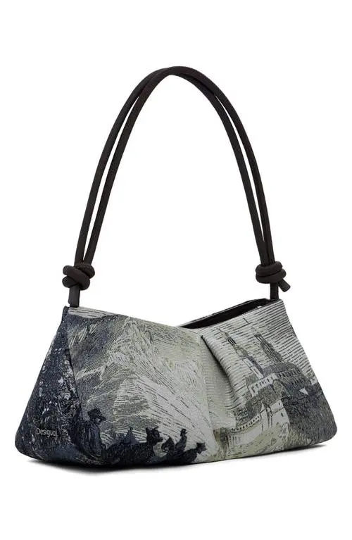 Desigual Jacquard Shoulder Bag