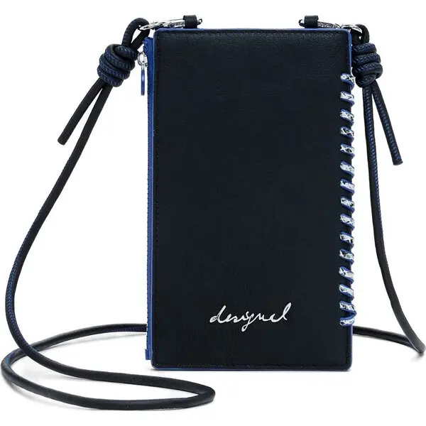 Desigual Faux Leather Crossbody Bag - Black