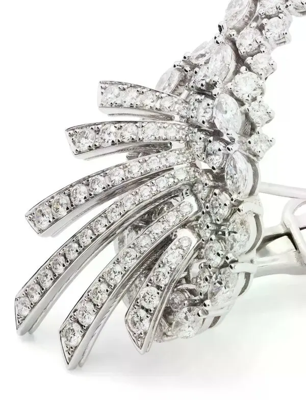 Yeprem Y-couture 18kt White Gold Diamond Earrings