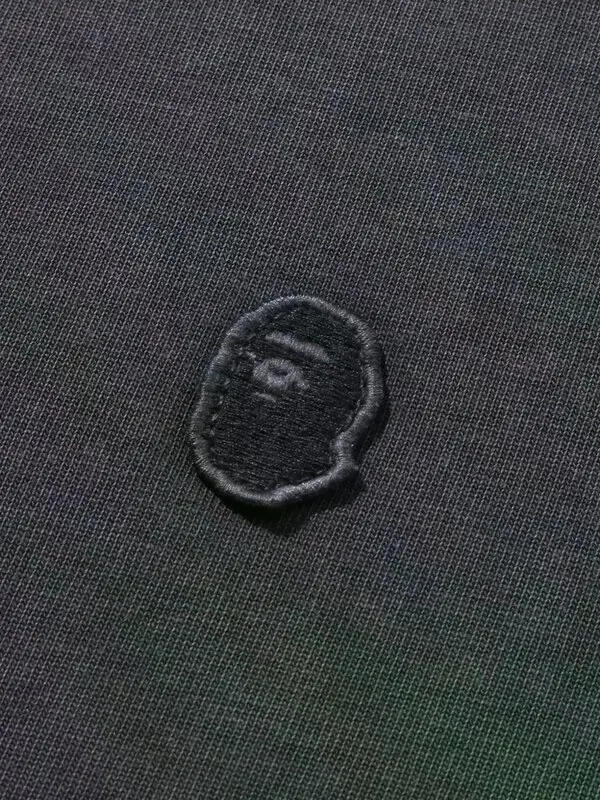 A BATHING APE One Point Logo Long Sleeve T-shirt - Grey