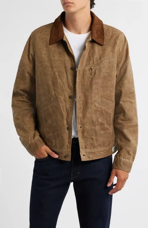 SCHOTT Waxed Cotton Mechanic's Jacket