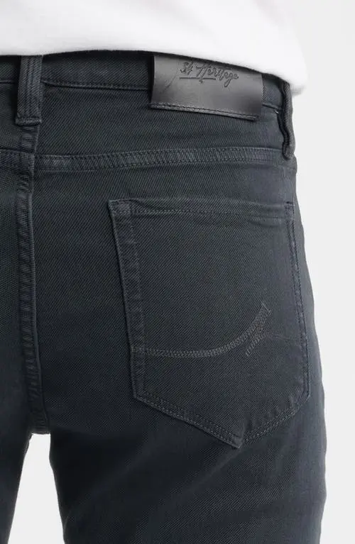 34 Heritage Courage Straight Leg Pants - Charcoal Diagonal