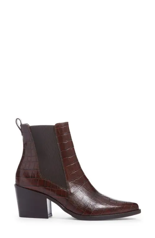Paul Green Cojo Chelsea Boot - Cigar Antic Croco
