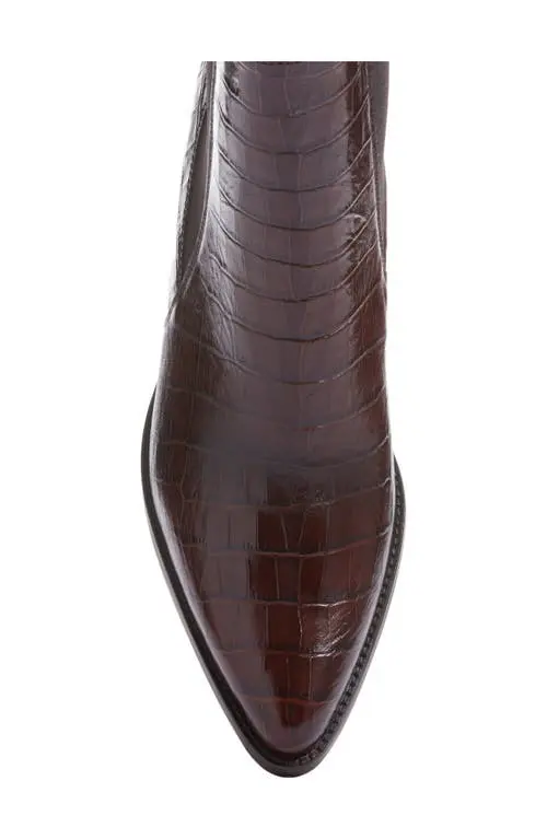 Paul Green Cojo Chelsea Boot - Cigar Antic Croco