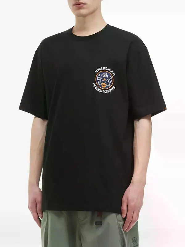 Alpha Industries Air Force-patch T-shirt - Black