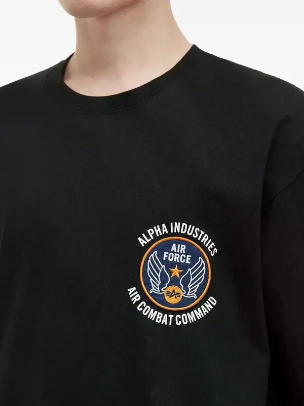 Alpha Industries Air Force-patch T-shirt - Black