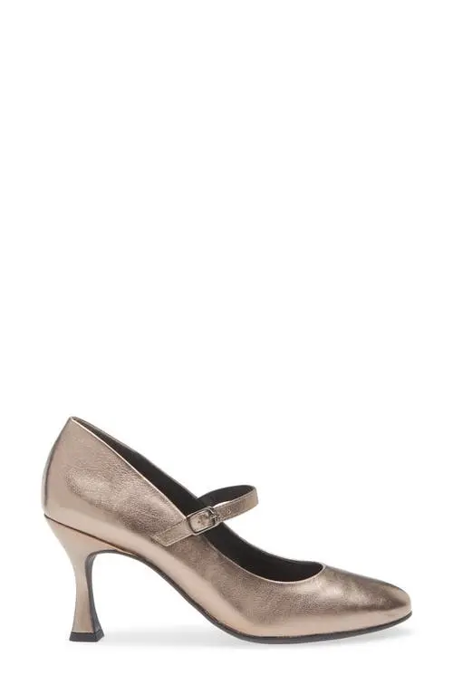 Paul Green Cassie Mary Jane Pump - Earth Metallic Nappa
