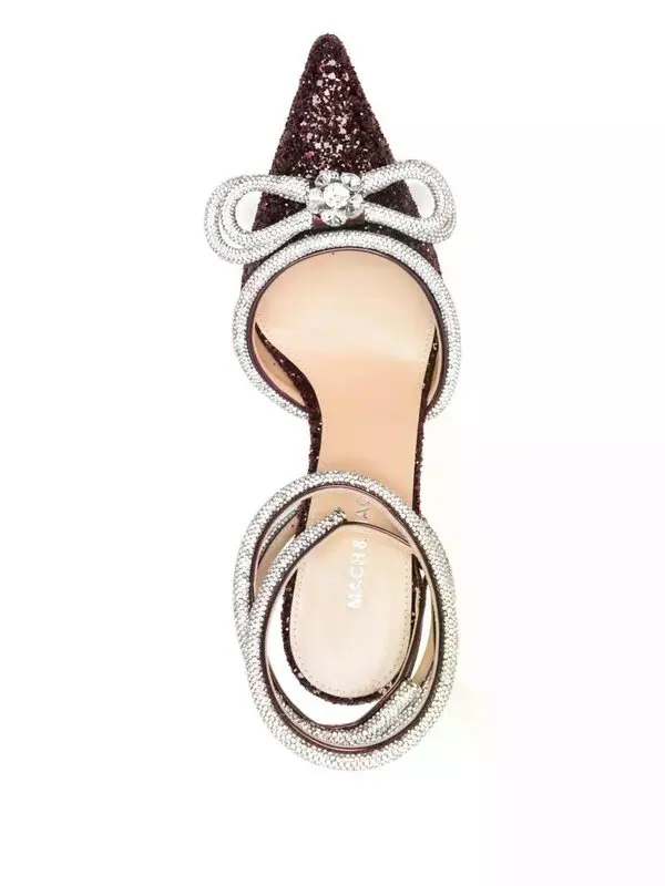 Mach & Mach Crystal-embellished Bow Pumps