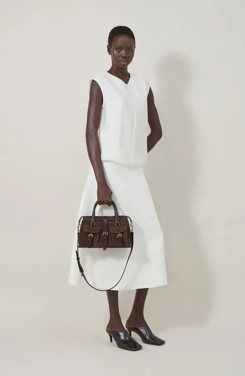 Mulberry Small Roxanne Suede Crossbody Bag