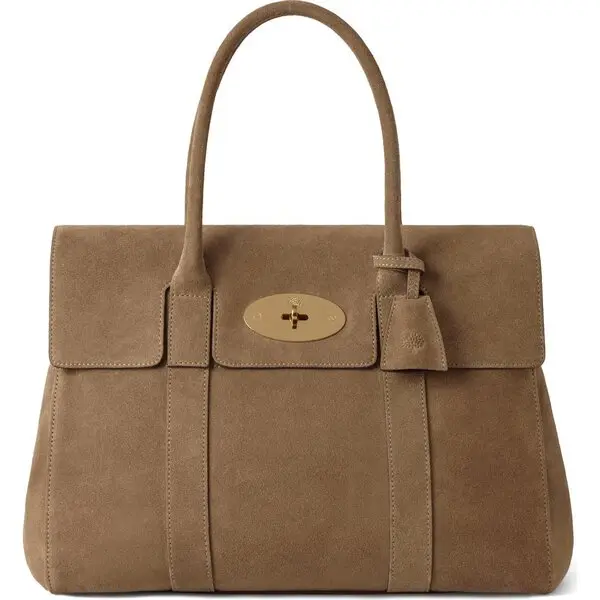 Mulberry Bayswater Suede Satchel