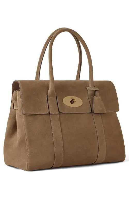 Mulberry Bayswater Suede Satchel